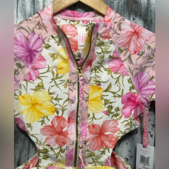 LoveShackFancy | Swim | Loveshackfancy X Hurley Hibiscus Long Sleeve ...